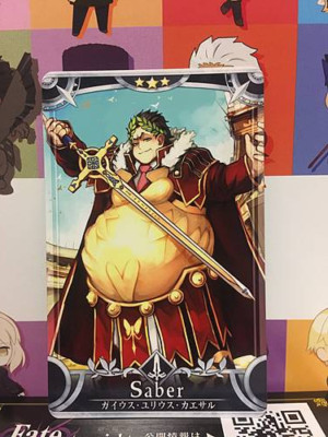 Gaius Julius Caesar Stage 3 Saber Star 3 FGO Fate Grand Order Arcade ...