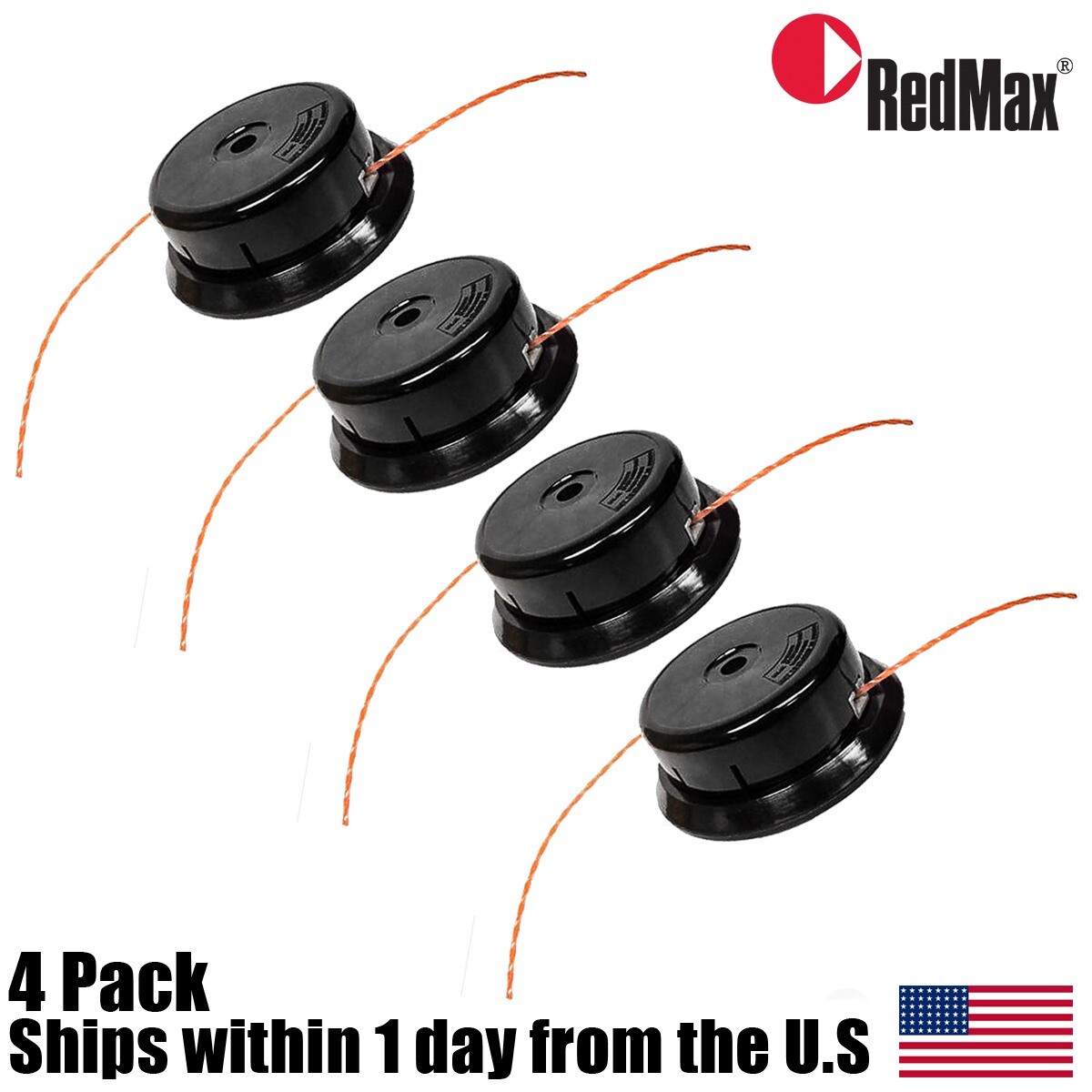 4PK Genuine OEM Redmax Trimmer Head 511010601 PT104 Plus BCZ BC BCX TR ...