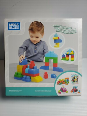 Mega Bloks First Builders Let's Build It! 40pc Set FFG23 New | eBay