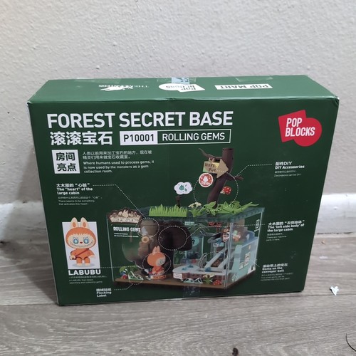 POP MAERT LABUBU THE MONSTERS Forest Secret Base Series Building Blocks ...