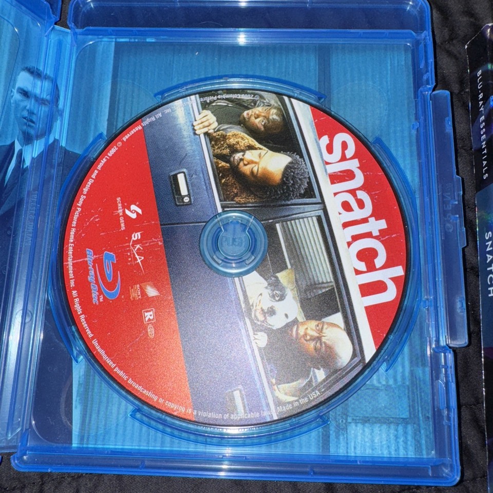Snatch (2000) Blu-ray Essentials with Slipcover - Brand New (Sealed ...
