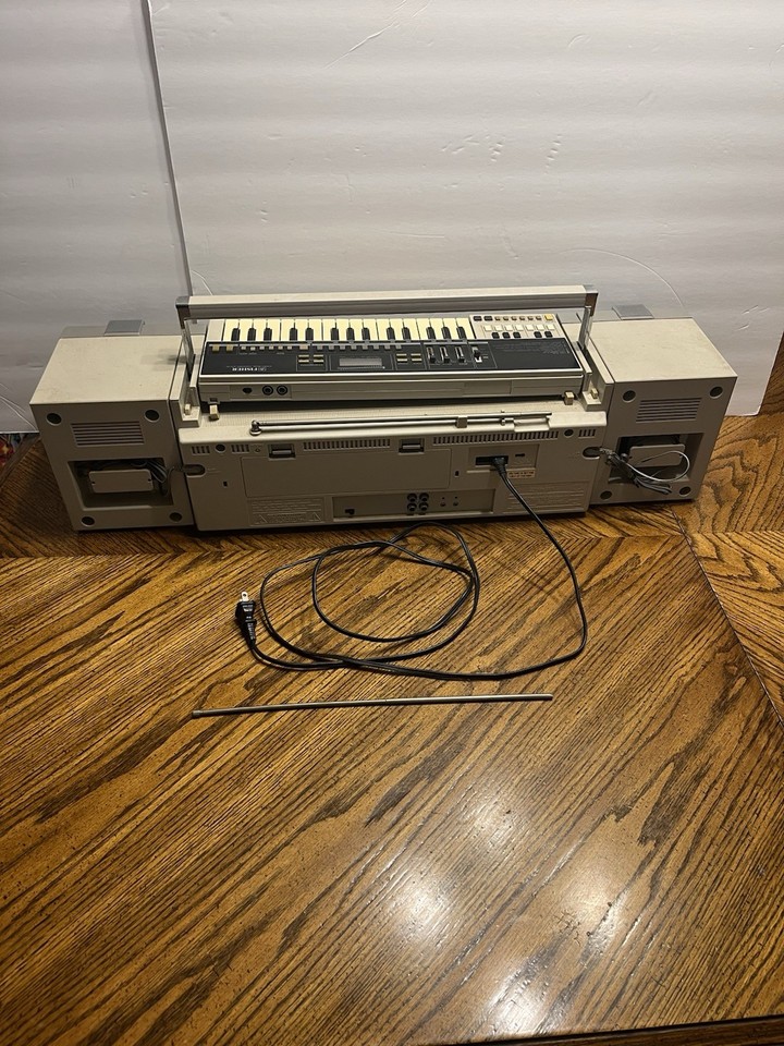 Vintage 1980s Rare Fisher SC-300 Boombox Keyboard Combo Rare See ...