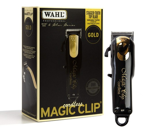Wahl Professional 5 Star Edition 8148-100 Gold Cordless Magic Clip ...
