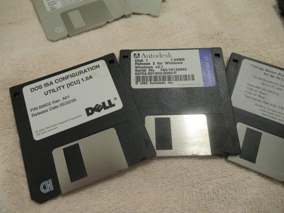 Vintage Floppy Disks, 14 Various Titles, See Description | eBay