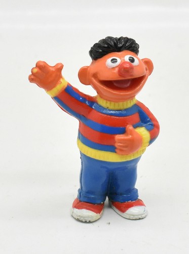 Sesame Street Ernie Waving 2.25" Loose PVC Figure JHP | eBay Australia