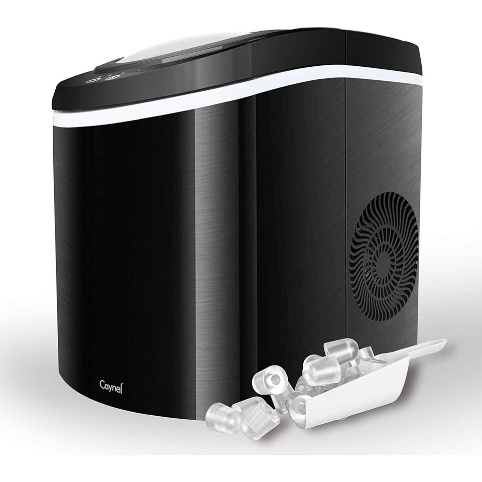 Countertop Bullet Ice Maker Portable Ice Machine with Ice Scoop 26lbs ...