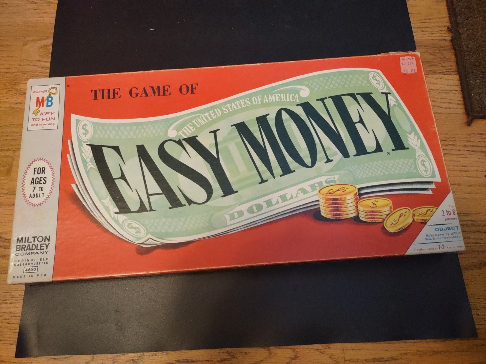 Easy Money Board Game #4620 Milton Bradley Company Complete Vintage ...