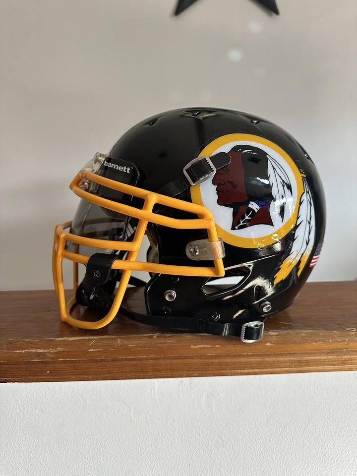 CUSTOM BLACK WASHINGTON REDSKINS FULL SIZE M SCHUTT DNA HELMET! | eBay