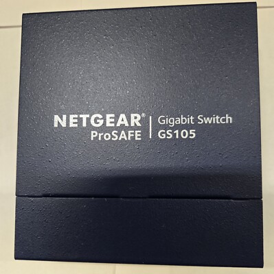 NetGear ProSafe GS105 v5 - 5 Port Gigabit Ethernet Switch - Complete | eBay