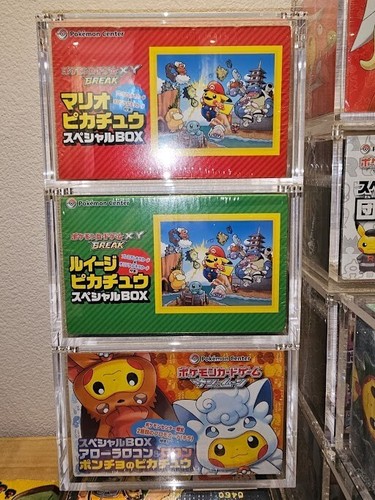 Pokémon Mario Luigi Pikachu Poncho Collection Acrylic Magnetic Case | eBay