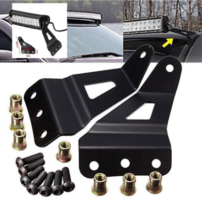 Steel Off-road Roof LED Light Strip Bracket Light Bar Holder Mounting ...