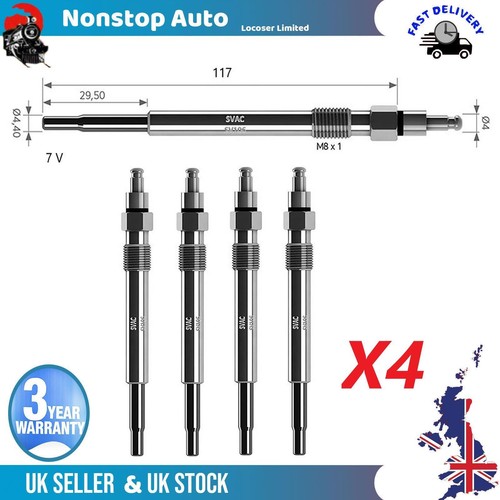 4X Glow Plugs For AUDI A3 A4 A6 2.0 TDI 2.0 TDi quattro N10579803 | eBay