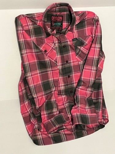 large Dixxon Shreddy pink and black flannel | eBay