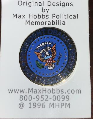 BARACK OBAMA and VP BIDEN GOLD EAGLE LAPEL PIN PINBACK BUTTON BADGE ...