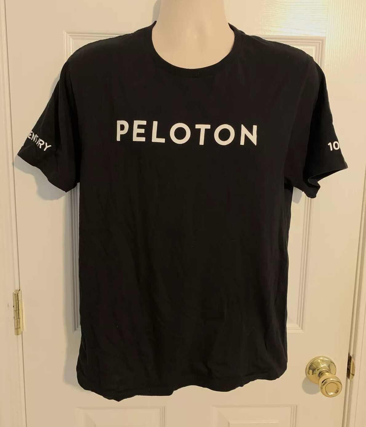 Peloton Century Club 100 Rides T Shirt Black Short Sl… - Gem