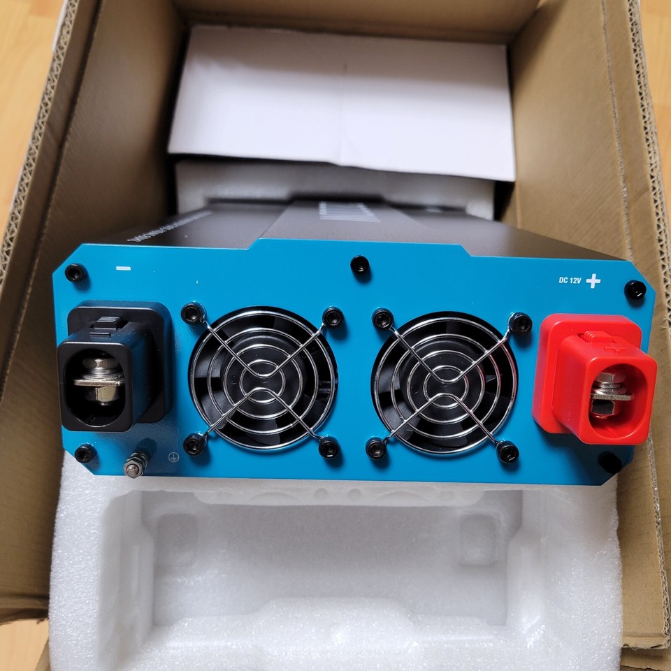 Renogy 2000W Pure Sine Wave Inverter 12VDC/120VAC Converter Remote ...