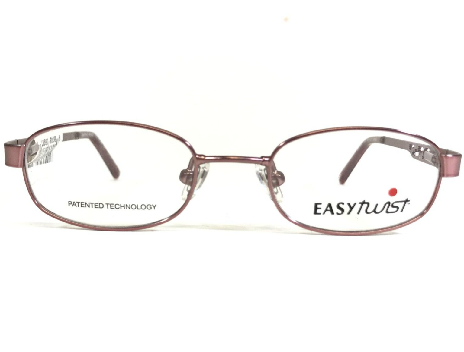 EasyTwist Kids Eyeglasses Frames Mod 853 30 Pink Rectangular Floral 41 ...