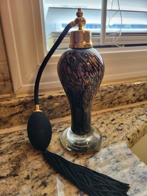 VTG Mag Black And Gold Tortutise Shell Atomizer 7 X 2.5 In Perfume ...
