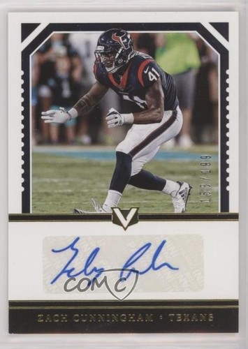 2017 Panini Vertex Vertex Signatures /199 Zach Cunningham #VS-ZC Rookie ...