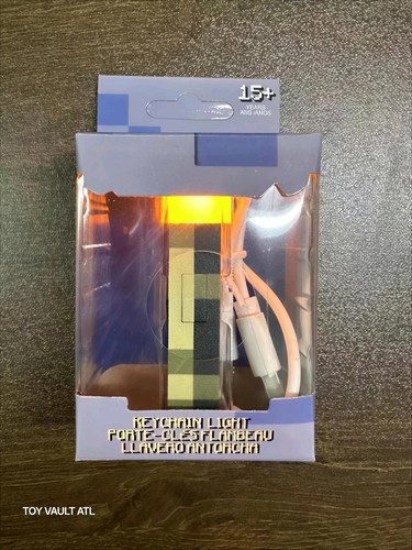 🔥 Minecraft Torch Keychain Light – USB Rechargeable, Ultimate Gamer ...