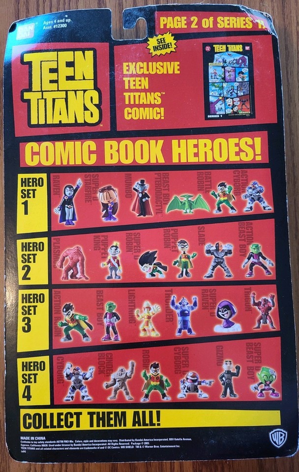 Teen Titans Go! 1.5" Comic Book Heroes Series 1 Page 2 | eBay