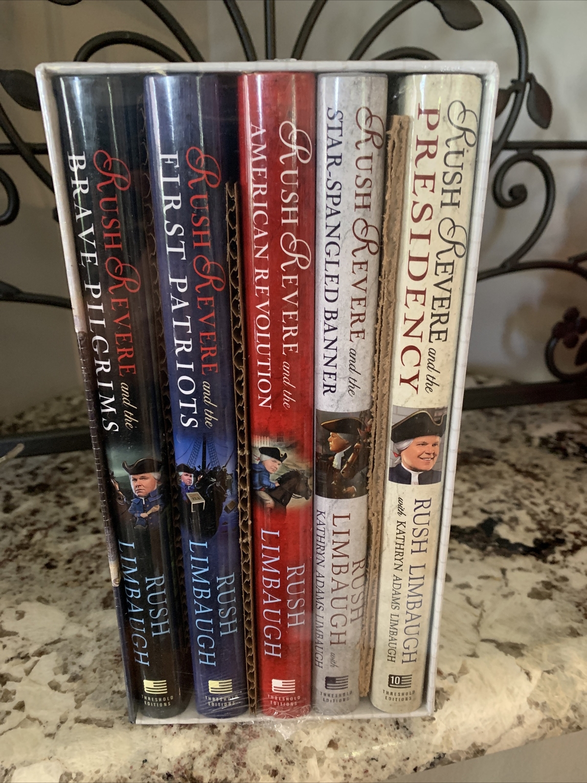 RUSH REVERE Boxed Gift Set of 5 Hardcover Books Limbaugh Sealed ...