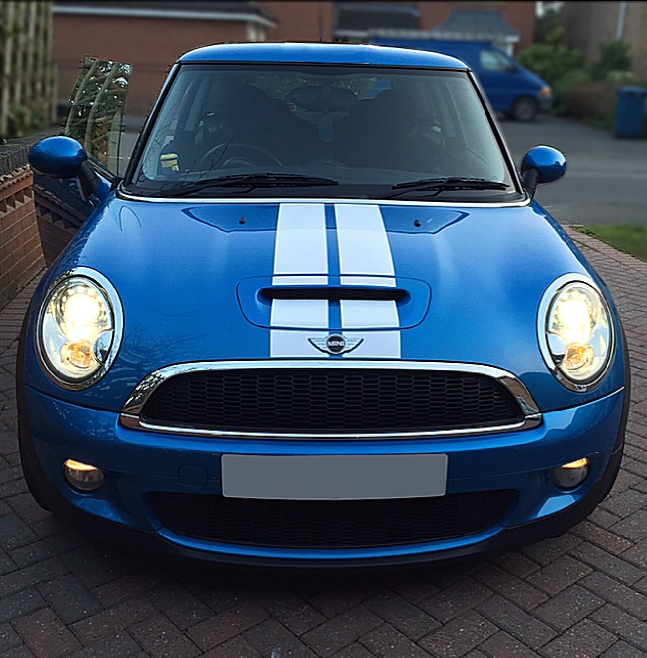 Mini Cooper S R56 8 Piece Vinyl Stripes Bonnet Kit Pre-cut to Size and ...