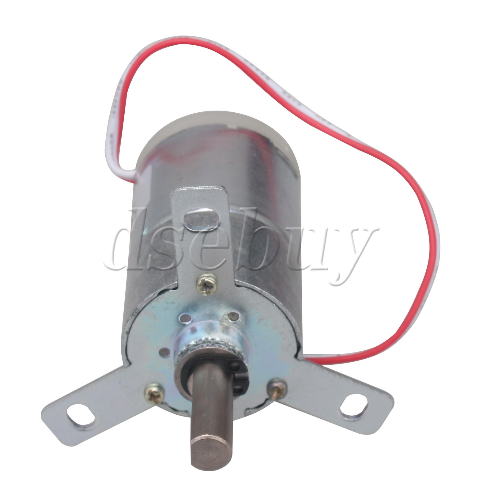 DC12V High Torque Gear-Box Stabilivolt Electric Motor 32ZY 25RPM Silver ...