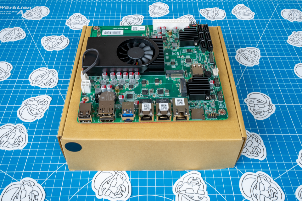 Topton N18 N100/N150/N305 Mini-ITX NAS Motherboard:6xSATA/2xM.2/2x2 ...