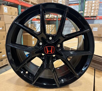 17 x 7.5" Wheels Honda Civic Type R Rims PCD 5x114.3 Set 4pc GLOSS ...