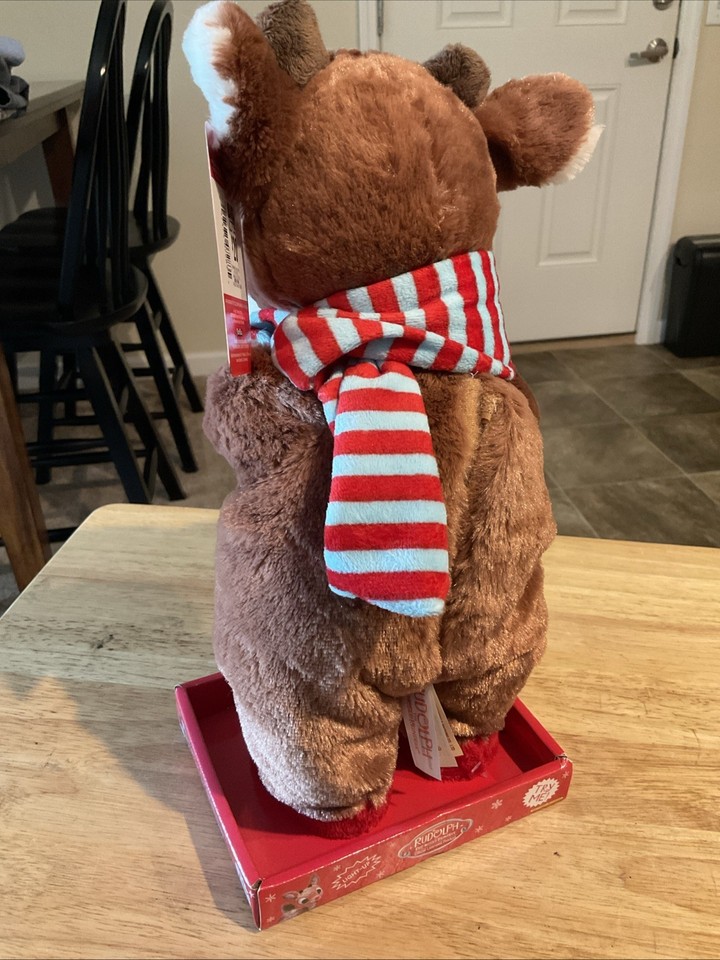 2021 Dan Dee Rudolph Red Nose Reindeer Animated Dancing Playing ...