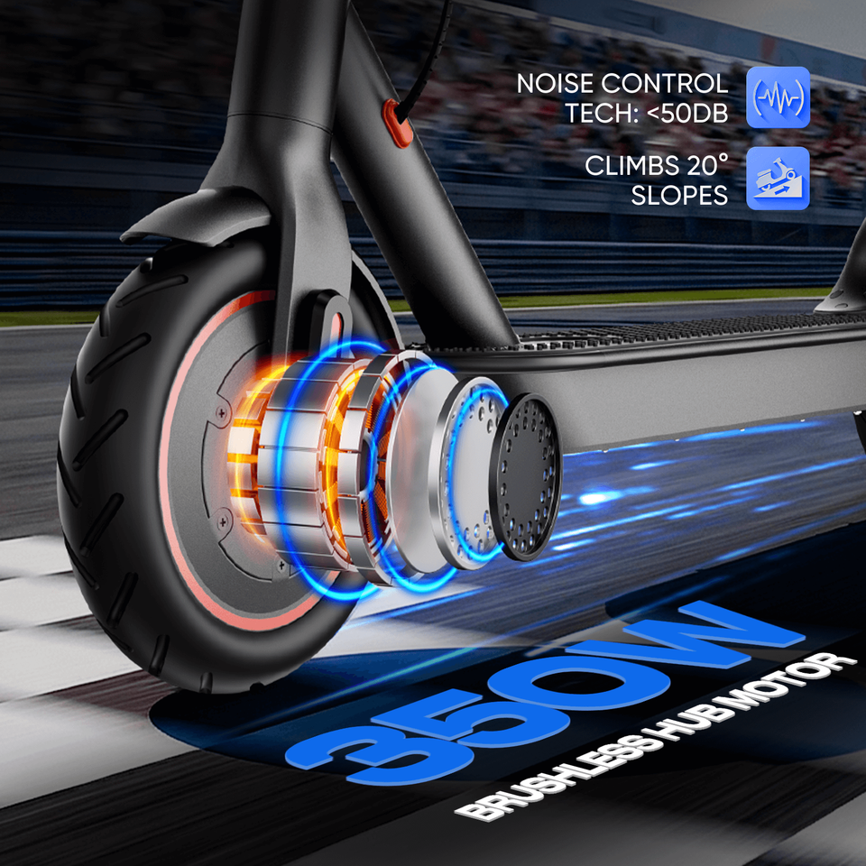 Foldable Electric Scooter 7.8AH USB-C Charging Smart Helmet Foldable ...