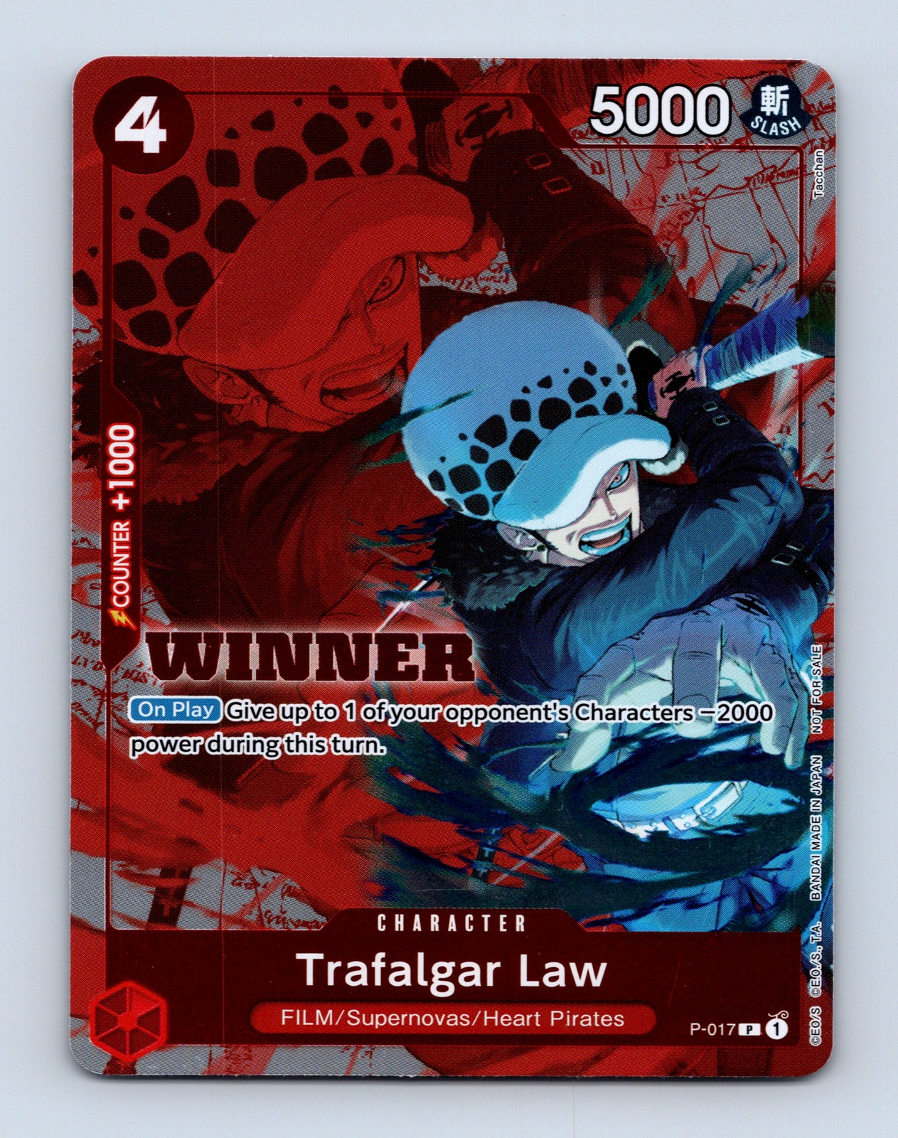 Trafalgar Law (Winner Pack Vol. 7) PR One Piece Promotion Cards P-017 ...