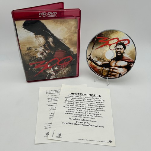 300 (HD DVD, 2007) W Inserts Gerard Butler Zach Snyder 1080p w Special ...