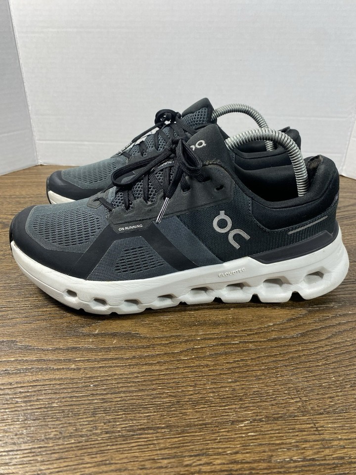 *DISTRESSED* Size 9W Women’s ON Cloudrunner 2 Black Running Shoes ...