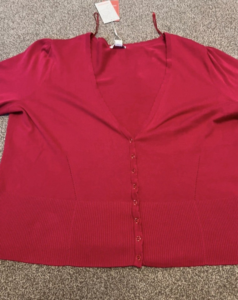 Monsoon Ladies New Pink Cardigan Size Xl (20-22) New with Tags | eBay UK
