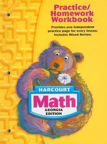 Harcourt Math Georgia Edition Practice/Homework Workbook by Harcourt ...