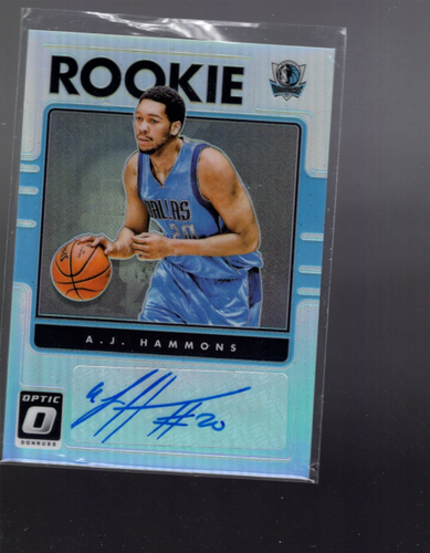 B4003- 2016-17 Donruss Optic Débutant Signatures Violet #28 A.J.Hammons ...