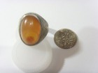 1600s antique tribal large carnelian cabochon wedding ring sz 9 50926 ...