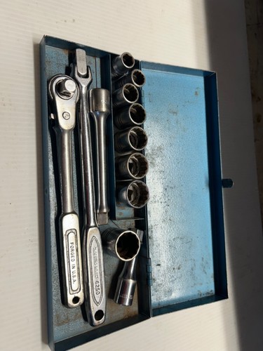 Indestro secket set Vintage USA 3/8 Drive | eBay