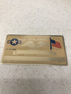 Engraving - Metal Social Security Card