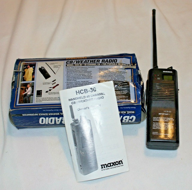 Maxon Handheld 40 Channel CB With 3 NOAA Weather Channels for sale ...