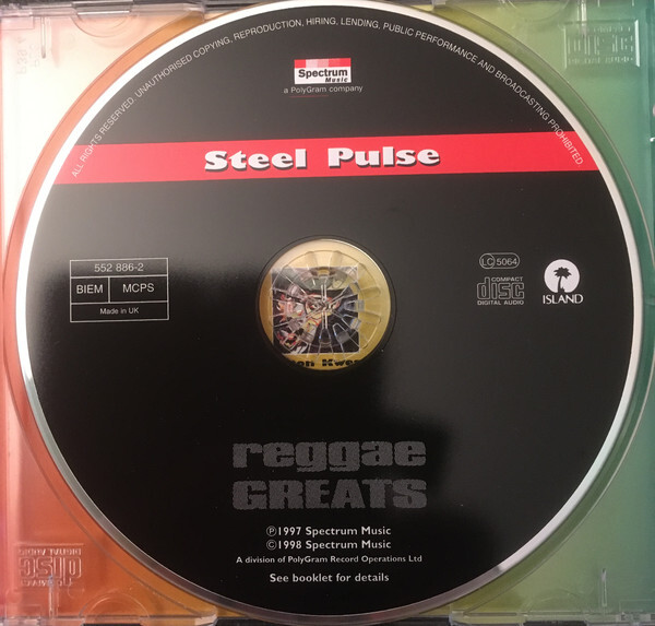 Steel Pulse - Reggae Greats (CD, Comp, RE) (Near Mint (NM or M ...