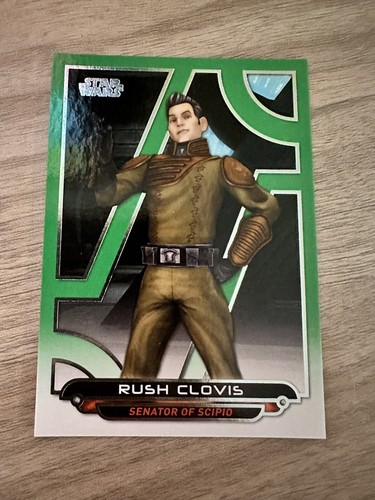2018 Topps Star Wars Galactic Files Reborn ACW-17 Rush Clovis Green 111 ...