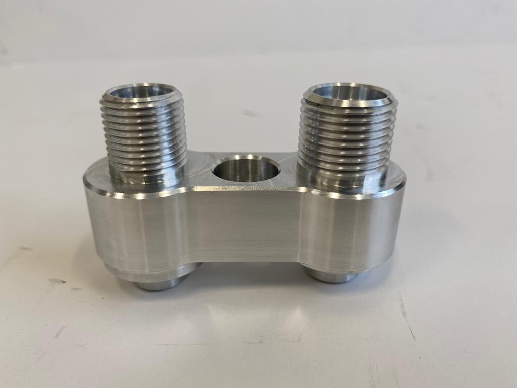 LS GM R4 AC Compressor Straight adapter fitting CNC Machined USA | eBay