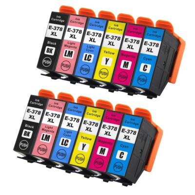 12x 378XL Ink Cartridges fits Epson XP-8000 XP-8005 XP-8500 XP8505 XP8600 XP8700 | eBay UK