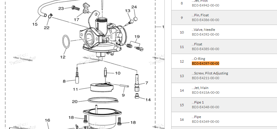 New OEM Yamaha O Ring - BD3-E4397-00-00 | eBay