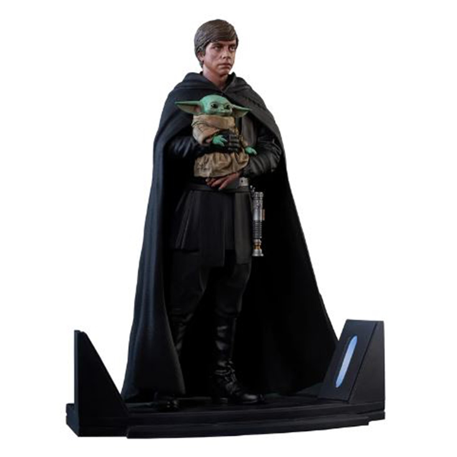 Gentle Giant Star Wars Premier Collection Luke Skywalker Grogu Statue ...