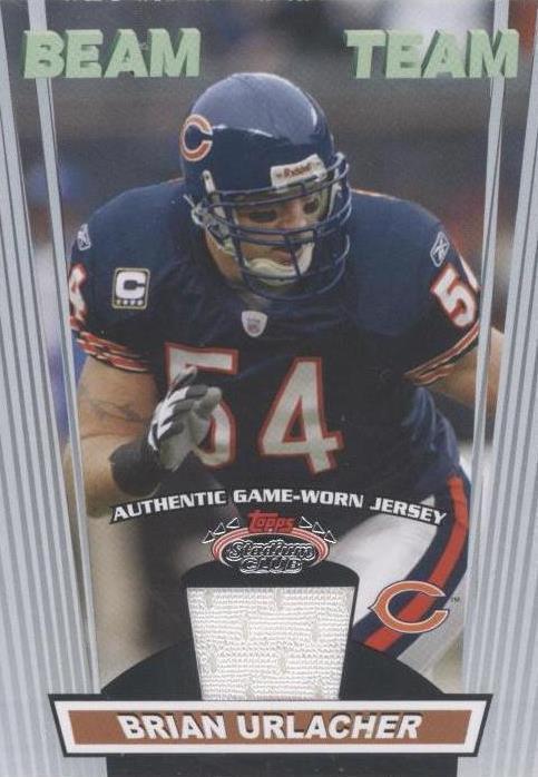 2008 Topps Stadium Club - Beam Team Relics Brian Urlacher #BTR-BU (MEM ...
