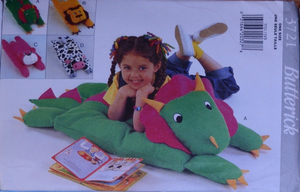 Butterick Sewing Patterns Craft Stuffed Animal Plush Dolls Bears Home+ ...